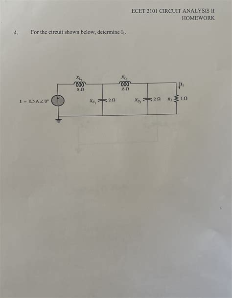Solved Ecet 2101 ﻿circuit Analysis Ii Homework4 ﻿for The