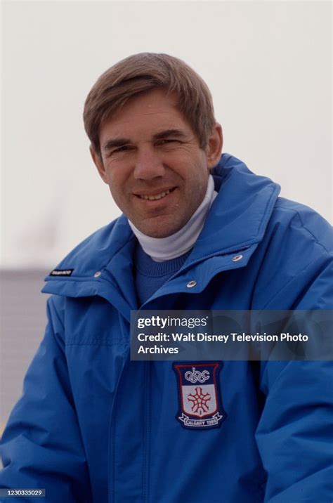 Abc Sports Commentator Sam Posey At The 1988 Winter Olympics Xv