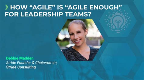 How Agile Is Agile Enough