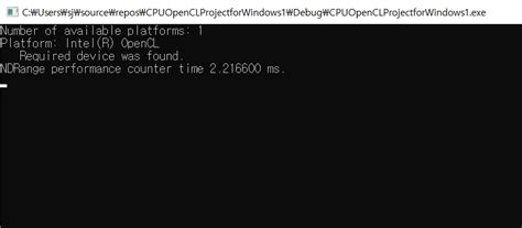 [opencl] 개발 환경 설치 on windows 10
