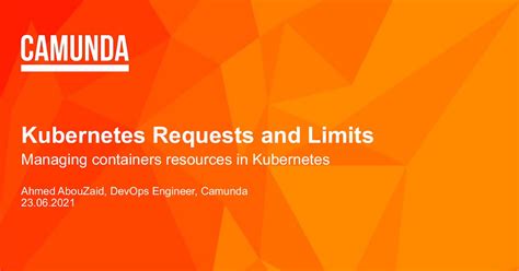 Kubernetes Requests And Limits Presentation Ahmed AbouZaid