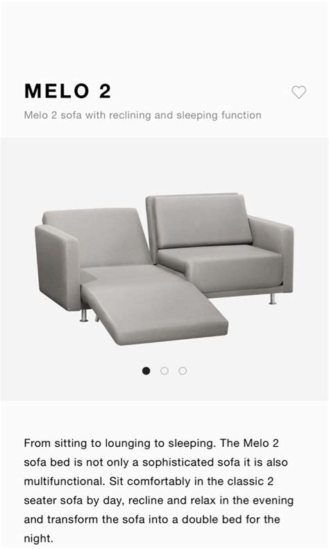 Sofa Bed Bo Concept Melo 2 Furniture And Home Living Furniture Sofas
