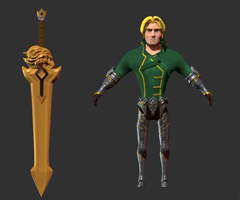 Artstation Paladin Game Assets