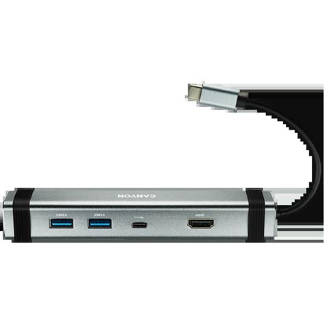 Многопортовый адаптер Canyon “hub” 4 в 1 Usb C