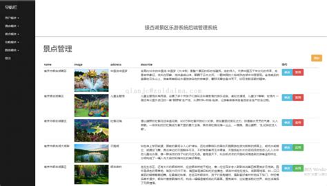 基于spring Bootmybatismysql开发银杏湖景区旅游系统包括前台显示和后台管理系统 代码 最代码