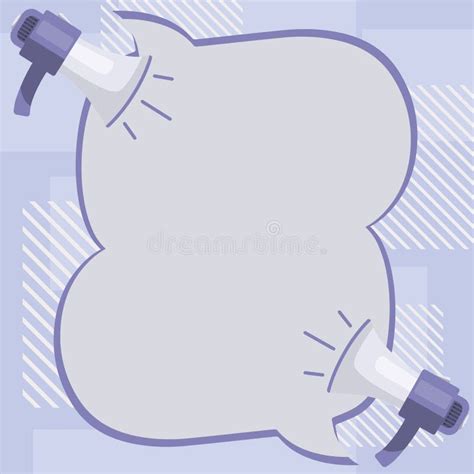 Drawing With Conversation Bubble Showing New Announcement Speech Balloon Presenting Fresh And