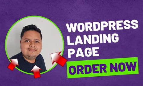 Desing A Responsive Wordpress Landing Page By Venturag Fiverr