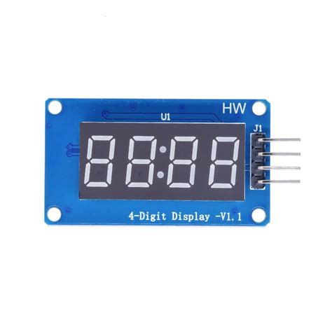 Módulo Display De 7 Segmentos 4 Dígitos Bit Maker Arduinos Módulos