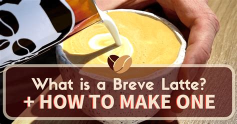 What Is A Breve Coffee Barista Shows How To Make A Breve Latte