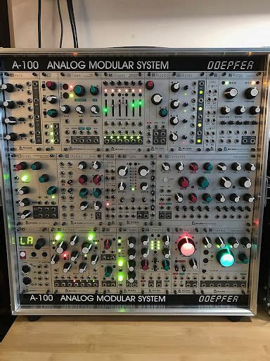 20 Module Mutable Instruments Eurorack System With Doepfer A 100