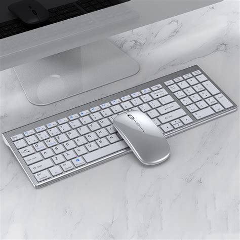 109 Three Mode Wireless Bluetooth Keyboard Mouse Set Buy Online At