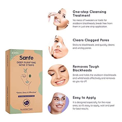 Buy Sanfe Deep Purifying Nose Strips And Face Acne Clearing Glo Patch