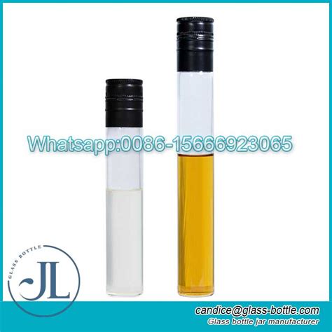 Food Grade Customized Colored Lid Glass Wine Tubes In Bulk Supplier Factory