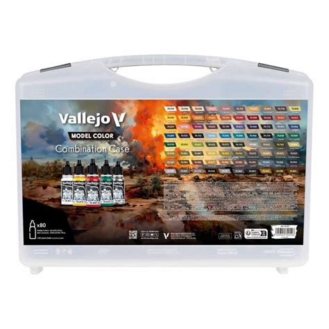 Vallejo Model Color Combination Case 80 Colors 18ml 70254 Buy