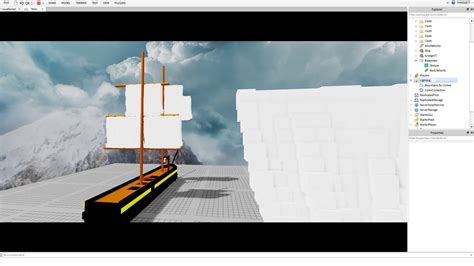 Blocky Sail Cloth Verlet Integration Roblox