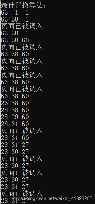《操作系统》第四次实验——页面置换实验四 虚拟内存页面置换算法 Csdn博客