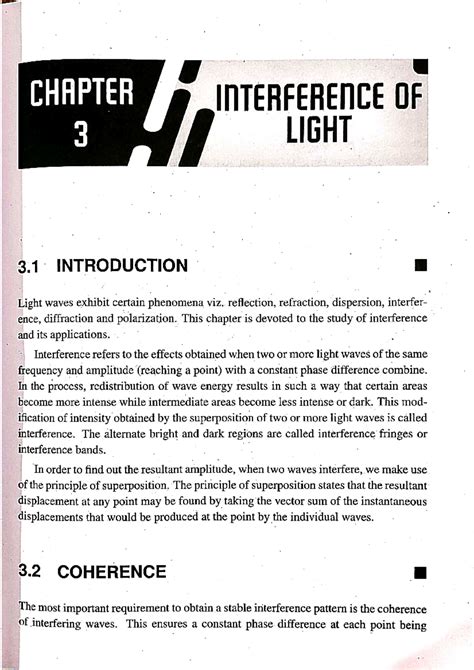 Chapter 3 Interference Of Light Engineering Physics B Studocu