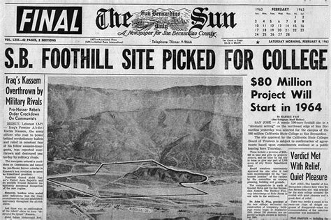 Csusb History Timeline About Csusb Csusb