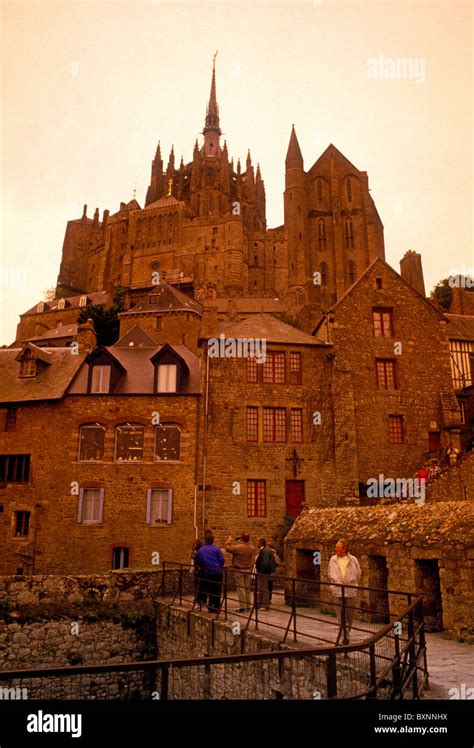 Le Mont Saint Michel Roman Catholic Abbey Church Neo Gothic