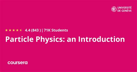 Particle Physics An Introduction Coursya