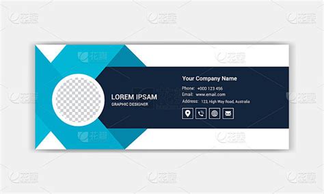 邮件签名设计模板。