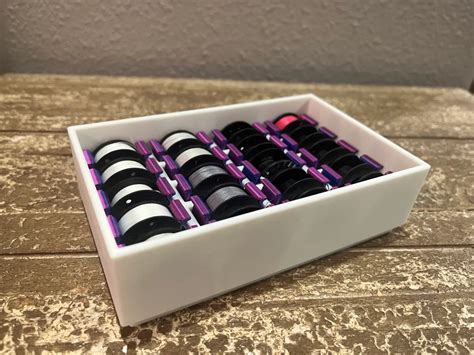 Bernina Sewing Machine Bobbin Tray Black Bobbins Free 3d Print Model Makerworld