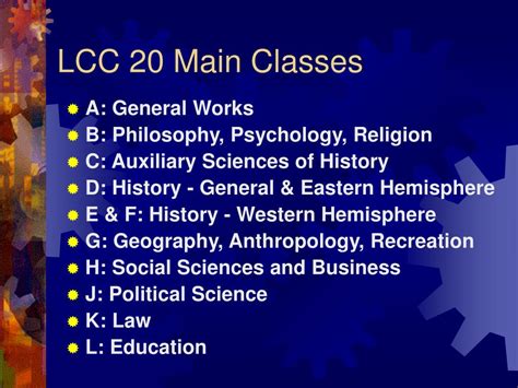 Ppt Library Of Congress Classification System Powerpoint Presentation