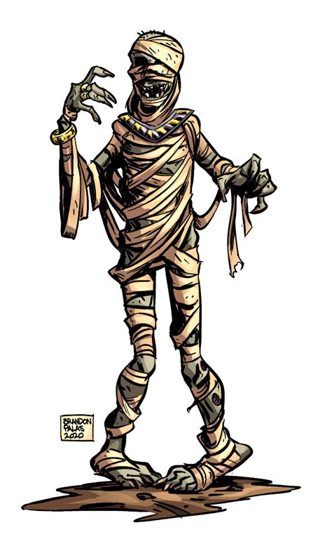 Oc Art Drawing The Monster Manual 7 Mummy Rdnd