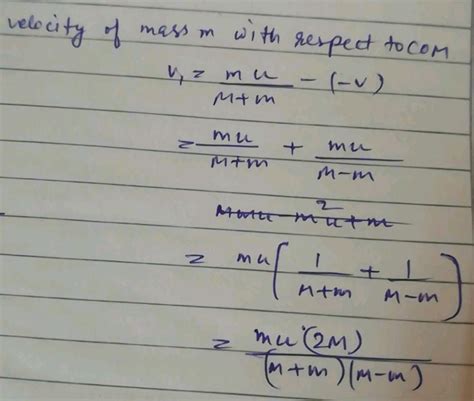 a particle of mass m with initial velocity u makes a perfect elastic