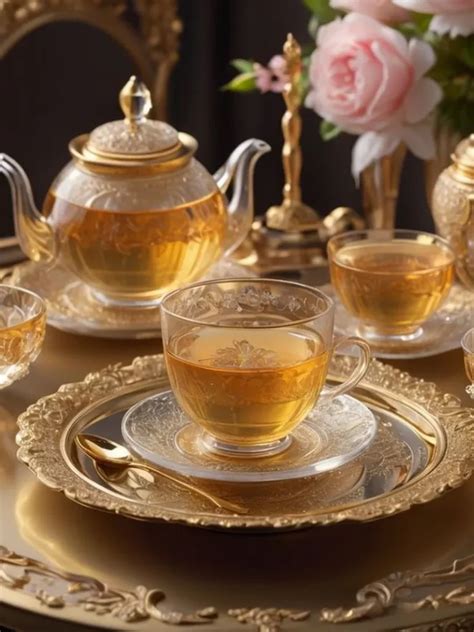 خاص ترین مدل سرویس چای خوری بلور جلوه ای لوکس و باشکوه به میز پذیرایی