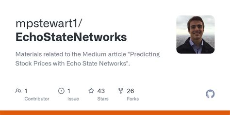 GitHub Mpstewart EchoStateNetworks Materials Related To The Medium Article Predicting Stock