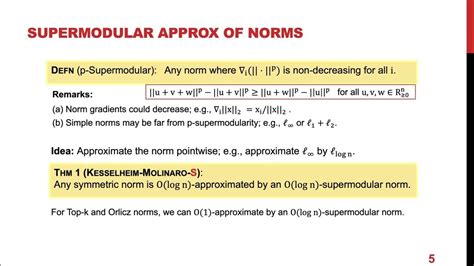 Stoc24 11 A 4 Supermodular Approximation Of Norms And Applications