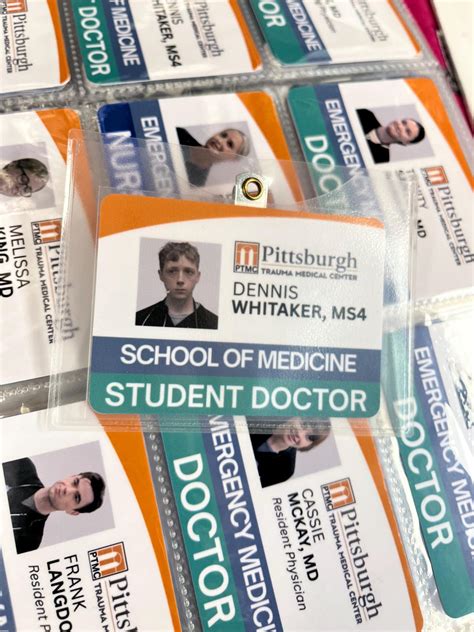 New The Pitt Id Badges Photo Card Sticker Dennis Whitaker Robby