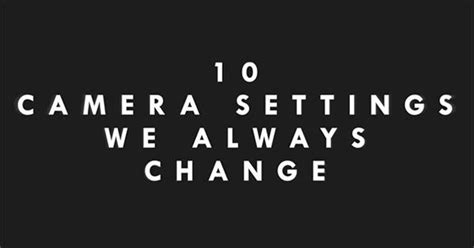 You Should ALWAYS Change These Camera Settings According To Tony Northrup VIDEO Shutterbug