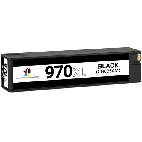 HP 970XL (CN625AM) High Yield Black Remanufactured Ink Cartridge ...