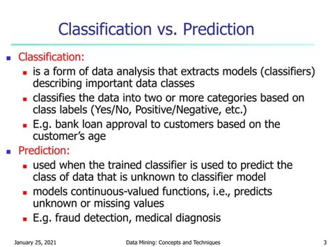 classification and prediction ppt databases computer software and