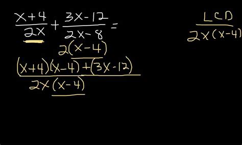 Adding And Subtracting Rationals