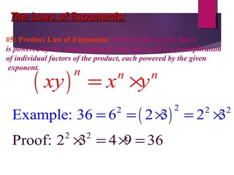 Laws Of Exponents Complete Ppt