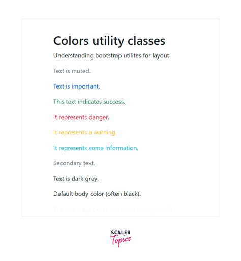 Bootstrap Utilities For Layout Scaler Topics