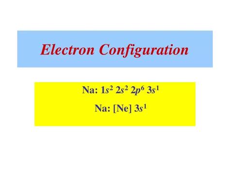 Ppt Electron Configuration Powerpoint Presentation Id2836615