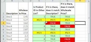 How To Cross Check Two Lists For Discrepancies In MS Excel Microsoft Office WonderHowTo