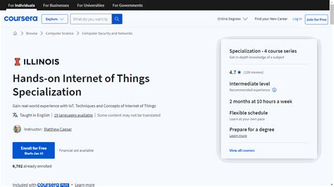 6 Best Internet Of Things Iot Courses On Coursera 2025 Forecastegy