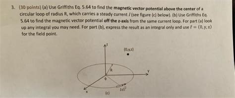 Solved 3 30 Points A Use Griffiths Eq 5 64 To Find The