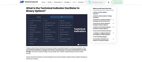 Types Of Binary Options Oscillators Identifying Momentum