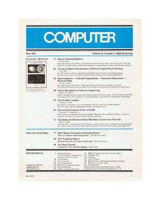 Pattern Recognition In Software Engineering PDF
