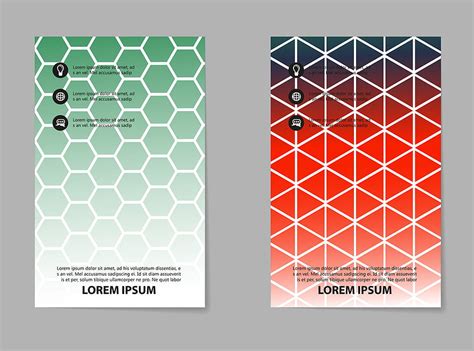 추상적 인 구성 명함 설정 상자 블록 벡터 Ai Eps Uidownload