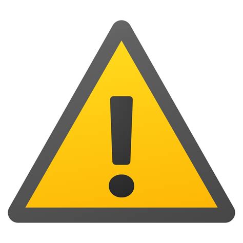 Warning Png And Svg Icons For Alerts And Notices