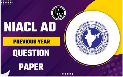 Niacl Ao Previous Year Question Paper