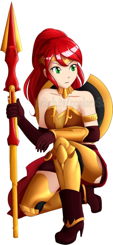 Rwby Pyrrha By Ccolors95 Cartoon Clipart Large Size Png Image Pikpng