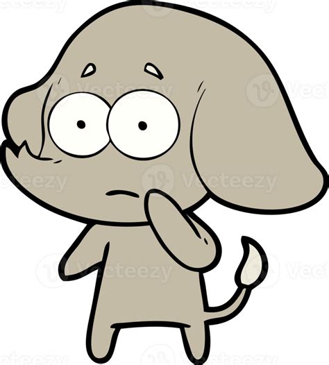 Cartoon Unsure Elephant 45204860 Png